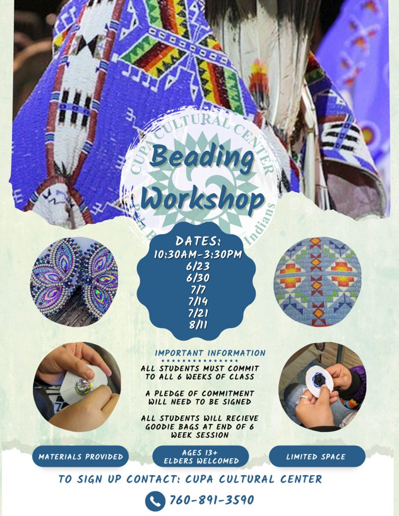 Beading Workshop - Pala Tribe