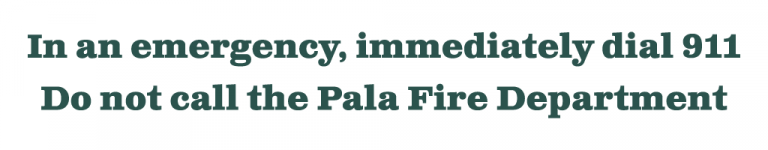 Pala Fire Department - Pala Tribe