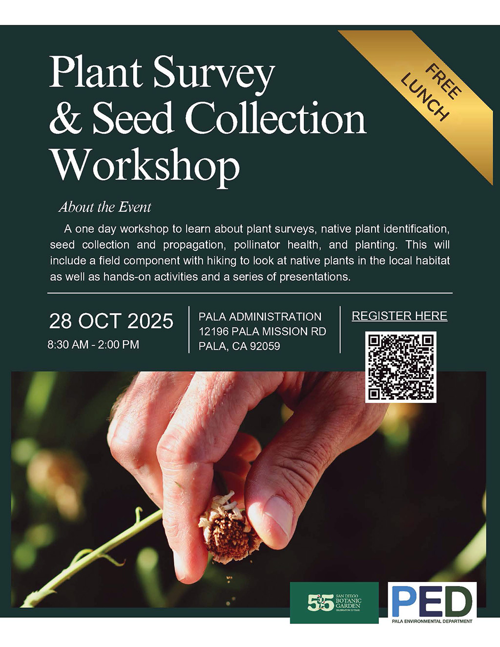 Plant Survey & Seed Collection Workshop – Pala Tribe